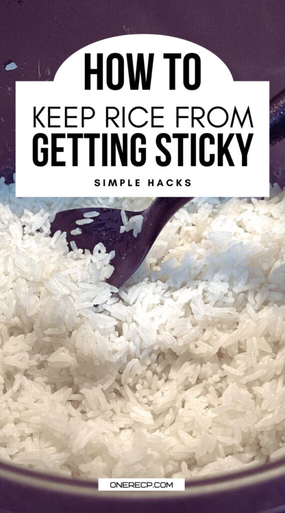 How to Keep Rice from Getting Sticky: Simple Hacks for Perfectly Fluffy ...
