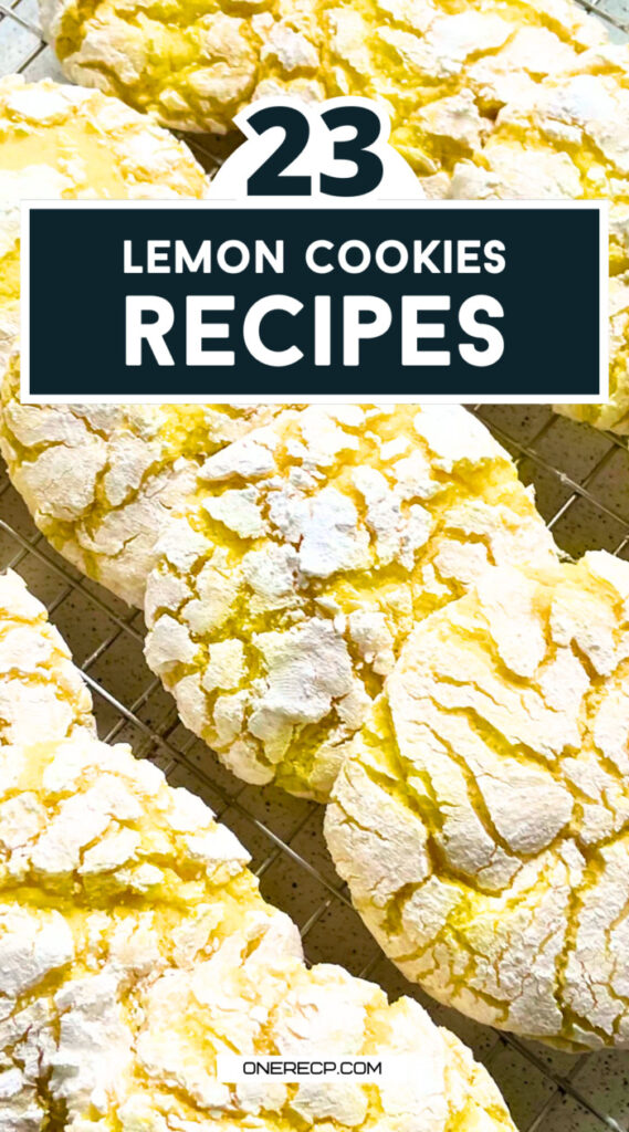 26 Irresistible Lemon Cookies Recipes: Sweet and Tangy Ideas for Cookie ...