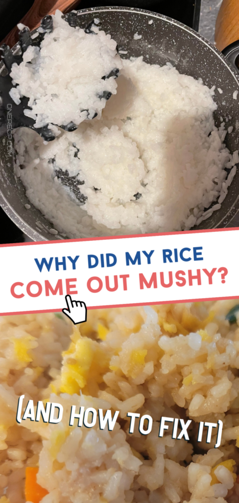 Why Did My Rice Come Out Mushy? (and How to Fix it) | oneReCP.com